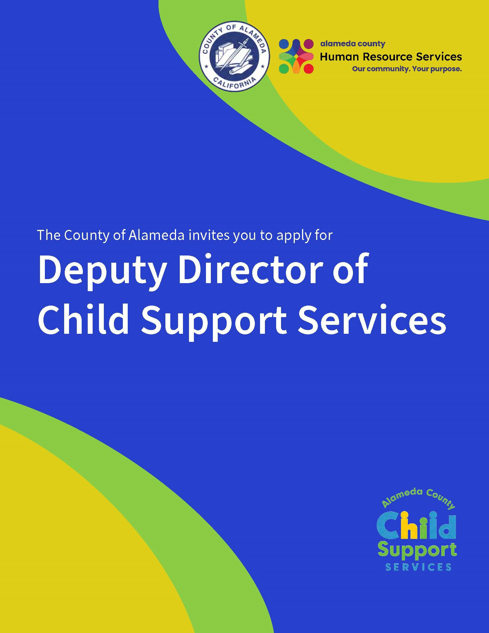 Job Announcement: Deputy Director of Child Support Services - County of ...