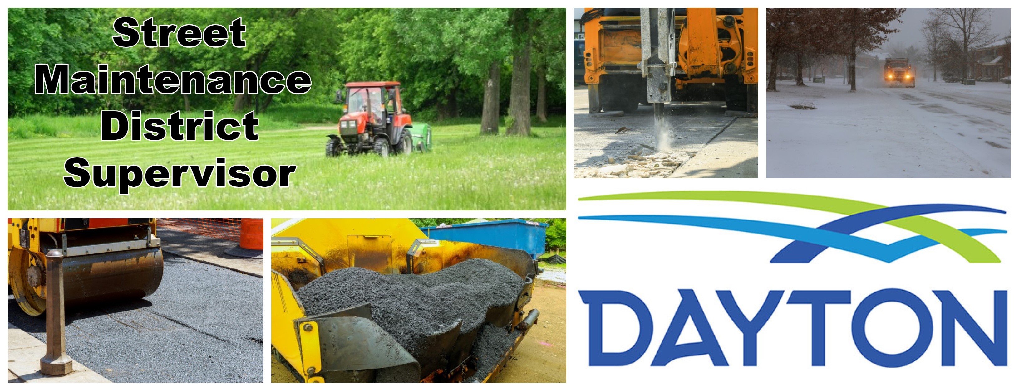 Job Posting: Street Maintenance District Supervisor - City of Dayton