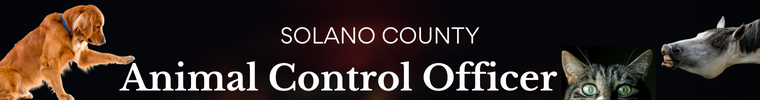 Job Announcement: Animal Control Officer - County of Solano